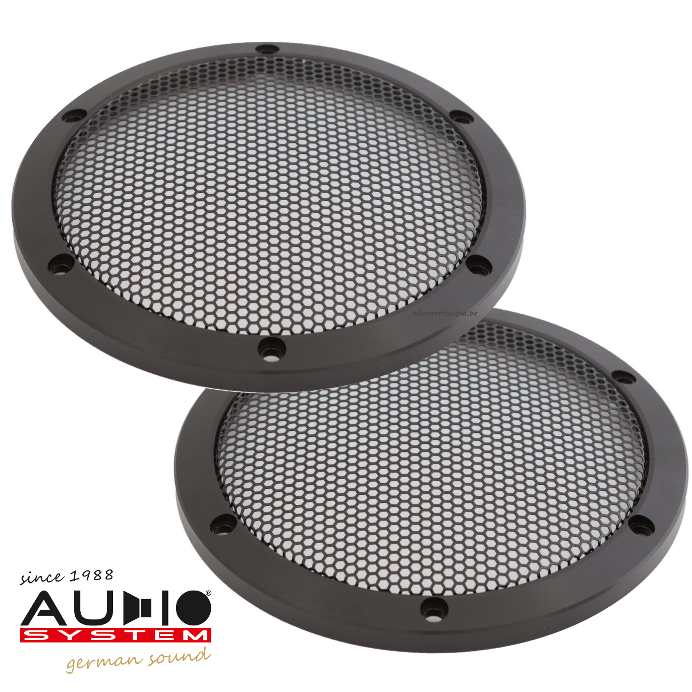 Monsteraudio - Audio System GI 165 AV CNC gefräste Aluminium-Gitter für ...