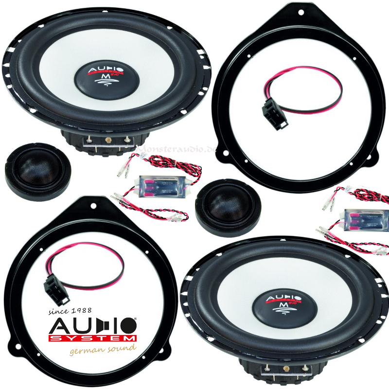 Monsteraudio - Audio System MFIT AUDI A4 B7 EVO2 Lautsprecher Set
