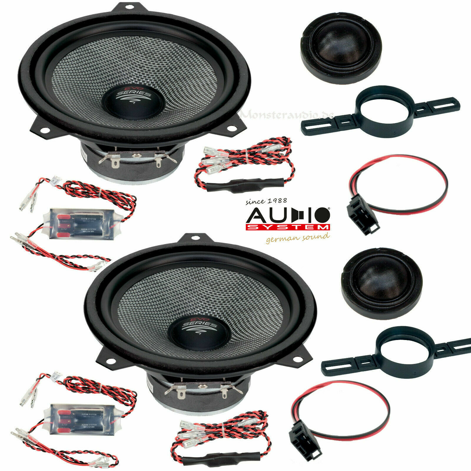 Monsteraudio - Audio System XFit BMW E46 EVO3 2-Wege Lautsprecher Set ...