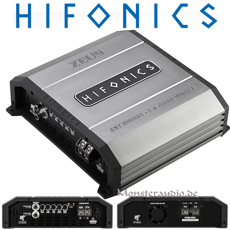 Monsteraudio - Hifonics Zeus extreme ZXT2000/1 1-Kanal Verstärker ...